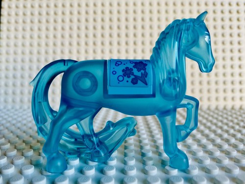 LEGO Disney Frozen Trans-Light Blue Horse 41168 Long Swooshy Tail ...
