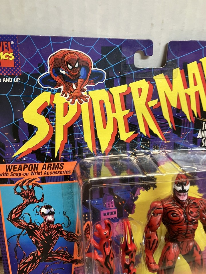 1994 Spider-Man The Animated Series Carnage Weapon Arms Action Figure ...