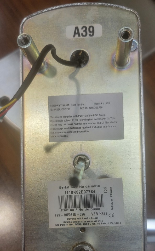 Kaba 790 RFID + BT lock(satinchrome) , Mortise Cylinder+Hardware (Atlas ...