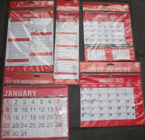 2023 Easy View Calendars;Wall Slim-A1,Month to View Planner,GIant,Stand ...