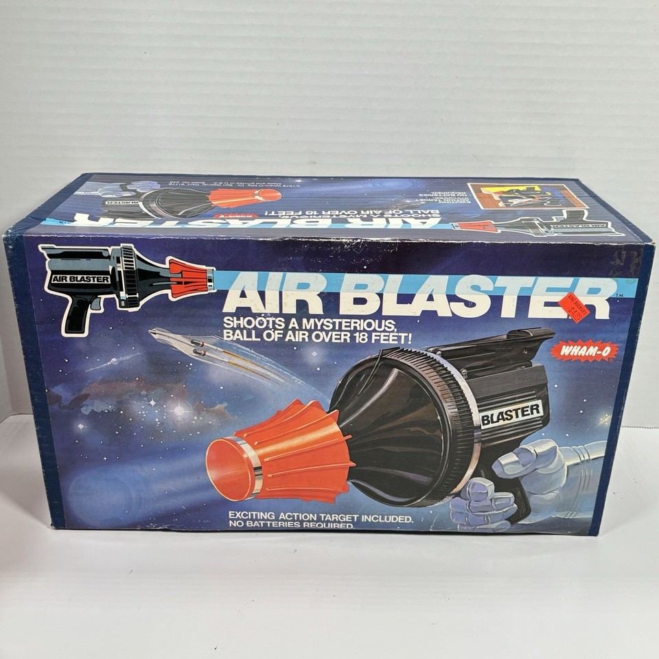 Vtg 1978 Air Blaster Wham-O Toy In Box With Target. Tested Works! Space ...