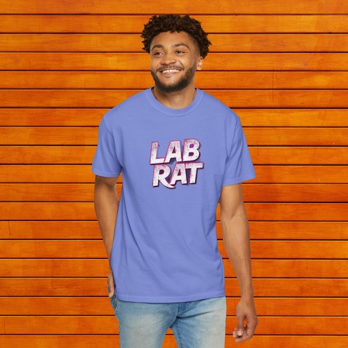 Comfort Colors Lab Rat Graphic T-Shirt, Fun Urban Streetwear Top | eBay