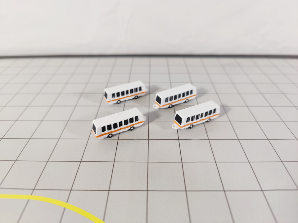 Airport APM AUTOMATED PEOPLE MOVER Sky Train Model 1:400 Scale Airport ...