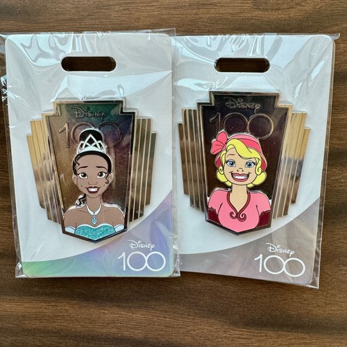 Destination D23 MOG WDI Disney 100 LE 300 Pin: Tiana & Charlotte ...