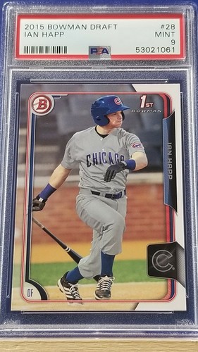 Ian Happ - 2015 Bowman Draft Paper PSA 9 | eBay