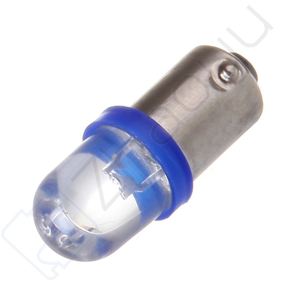 10PCS Blue 12V BA9s Bayonet LED Dashboard LED Light Bulb Lamp 1895 H6W ...