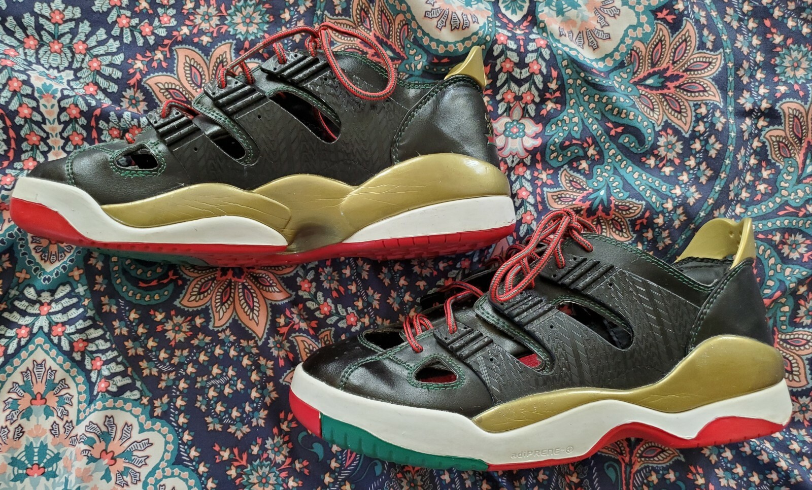 Men's Adidas LA Rapper Damani Player Shoes size 9 - Gem