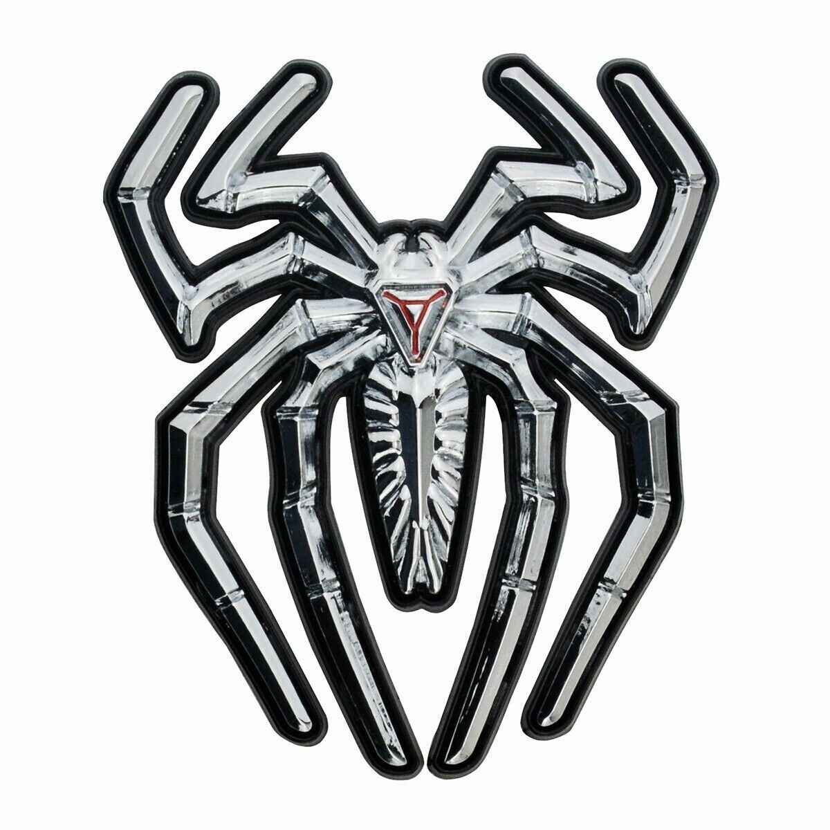 Metal Spider Emblems Black Widow Edition Car Badge 3D Decal Chrome ...