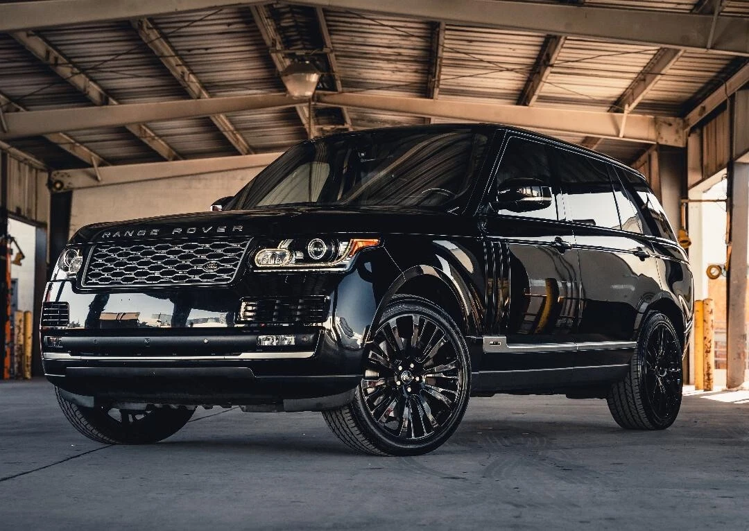 2022 Range Rover Sport Black Rims