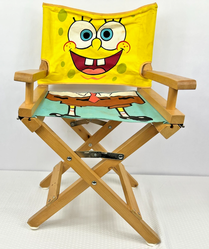 SpongeBob Directors Children’s Wood Folding Chair Nickelodeon | eBay