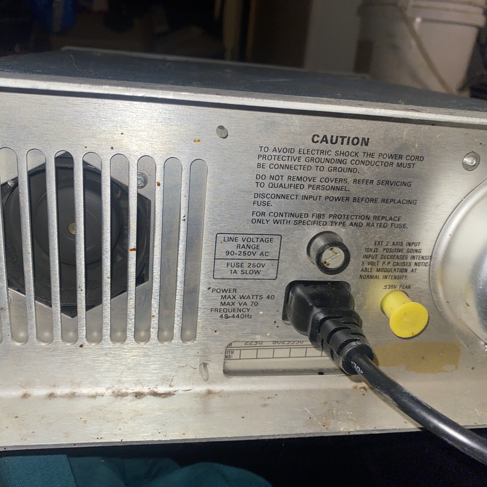 Tektronix 2230 Digital Oscilloscope 2 Channel 100 MHz Powers On See ...