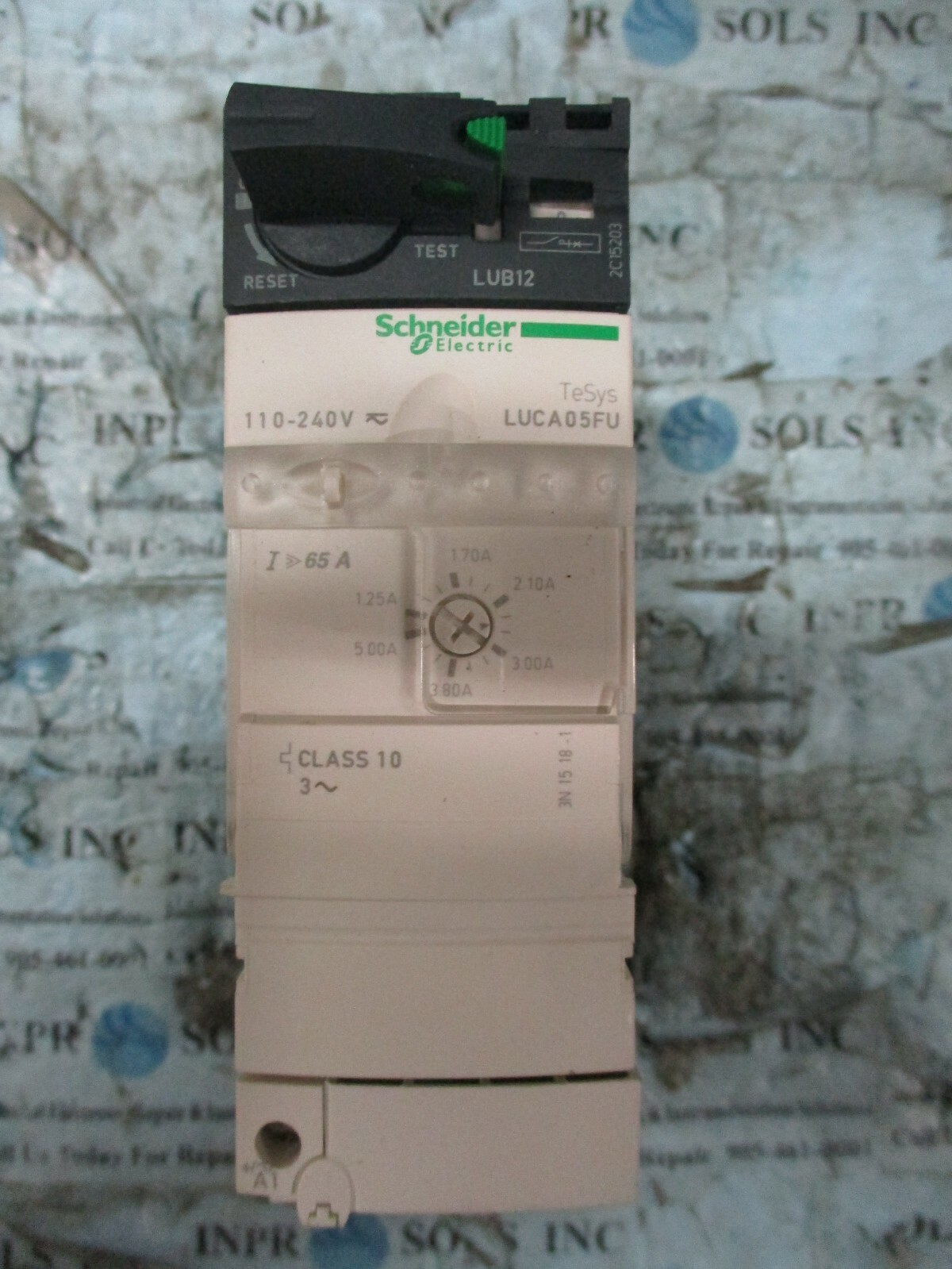 Schneider LUCA05FU Self Protected Motor Controller LUB12 110-240VAC 12A ...