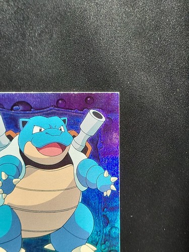 LP! Topps Pokemon Blastoise E9 of 12 Rainbow Foil Mewtwo Strikes Back ...