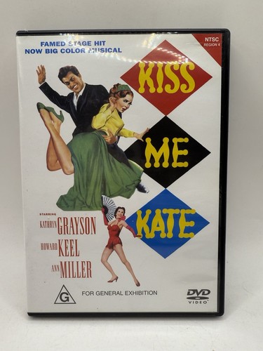 Kiss Me Kate (DVD, 1949) Kathryn Grayson Howard Keel Ann Miller Region ...