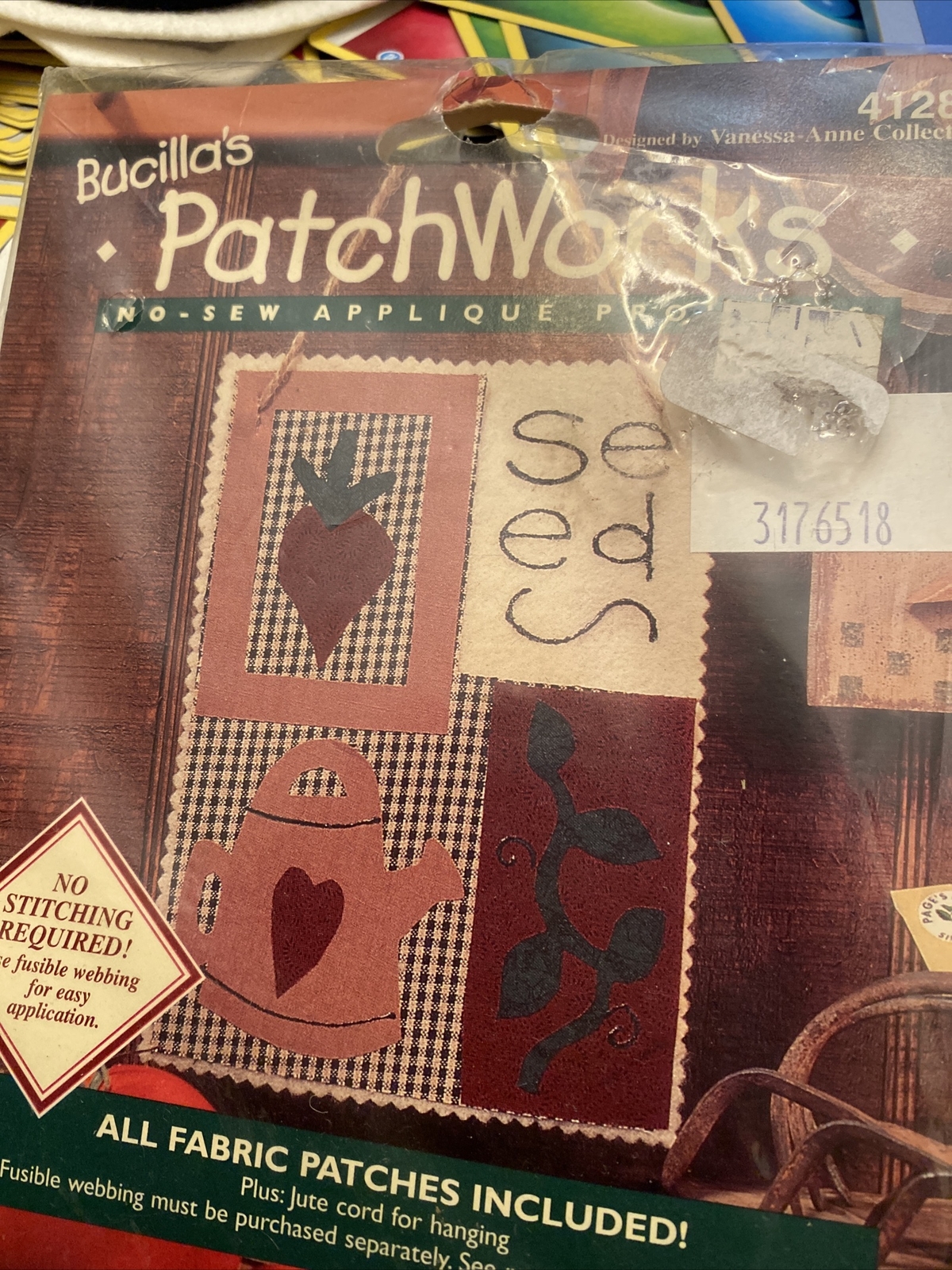 2 Bucilla's Patchworks No Sew Applique projects 5x7 Seeds & Rain Go Away | eBay