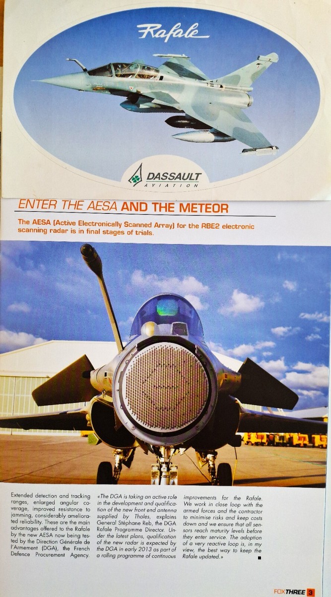 The Rafale A Fully Optimized Airframe First Rafale To Be Delivered In