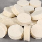76Pcs Soft Felt Wool Buffing Polish Wheel Pads Burr Shank Rotary Tool ...