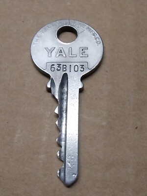 YALE & TOWNE # 63B103 House Trunk Padlock Lock Key USA Antique | eBay