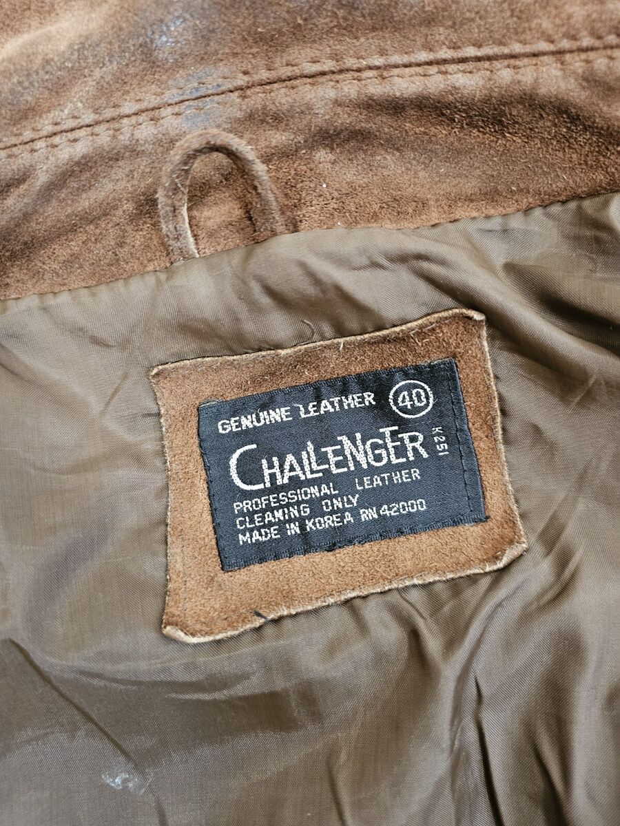 Challenger Leather Overshirt Jacket Men's 40/ Medium ~ Heavy Challenger Leather Overshirt Jacket Men's 40/ Medium ~ Heavy
