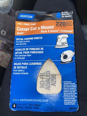 Norton Corner Cat & Mouse detail sanding sheets 4 count | eBay