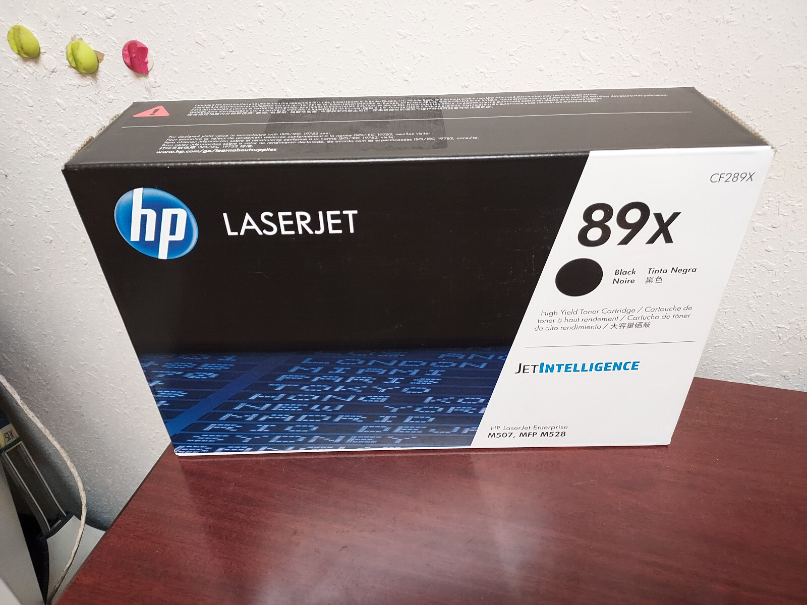 HP genuine 89X CF289X HY Black Toner Print Cartridge OEM LJ Enterprise ...