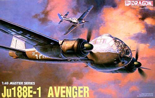 NOB Dragon Models 1/48 Junkers Ju 188E-1 Avenger Model Kit (c.1994 ...