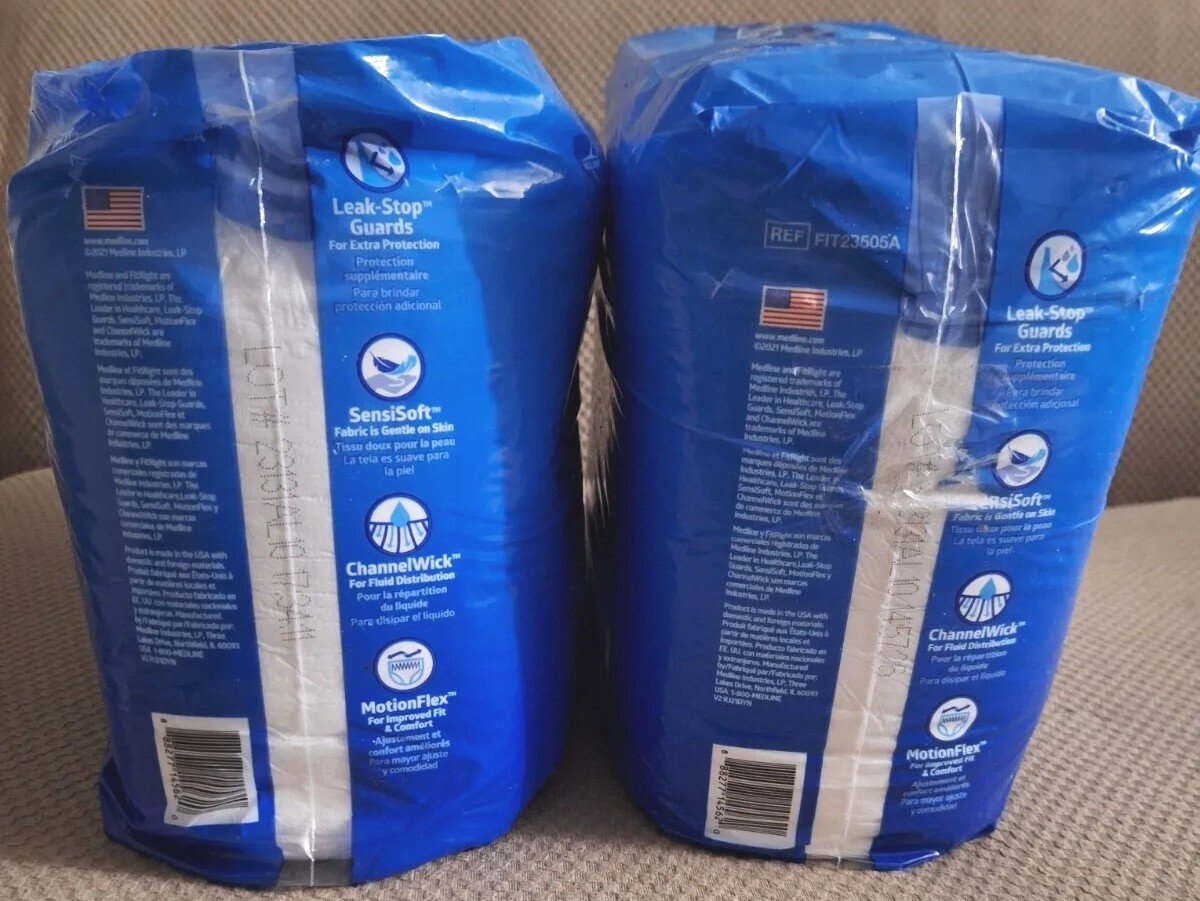 Fitright Unisex Adult Ultra L Incontinence Pull-Up Underwear Disposable ...