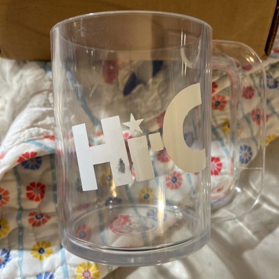 Hi-C Drink Promo Clear Plastic Drinking Mugs RARE 1970s Set Of 4 Cups ...
