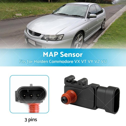MAP SENSOR Suitable for HOLDEN COMMODORE V8 GEN 3 LS1 5.7L VT2 VU VX VY ...