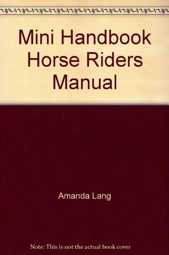 Mini Handbook Horse Riders Manual By Amanda Lang | eBay Australia