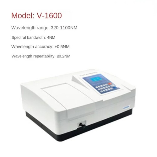 V-1200/1600 Visible Spectrophotometer Spectral Analyzer Analytical ...