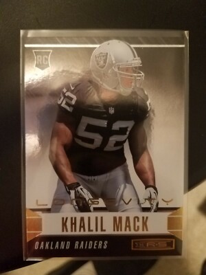 2014 Panini Rookies and Stars Khalil Mack Gold "Longevity" Rookie Card ...