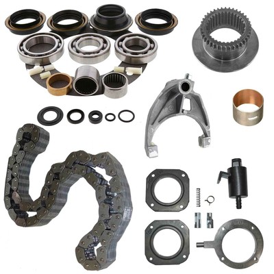 Ford BW1356 13-56 Transfer Case Rebuild Kit Bearings Seals Chain Pump ...