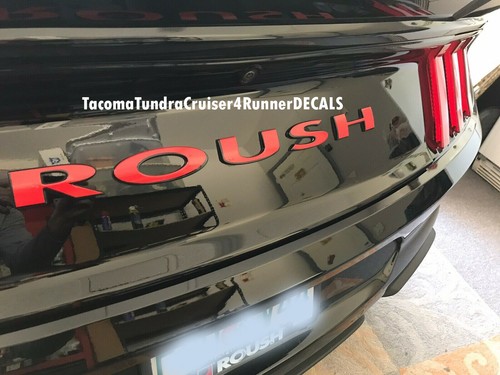 FITS 2015-2023 Ford Mustang Rear Emblem Overlay Decal | Roush