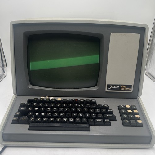 Turns On- Vintage Zenith Data Systems Z-19 CRT Display Dumb Terminal ...