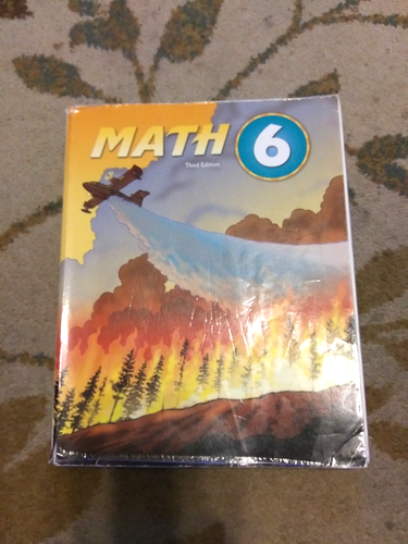 bju press math 6 3rd edition student textbook | eBay