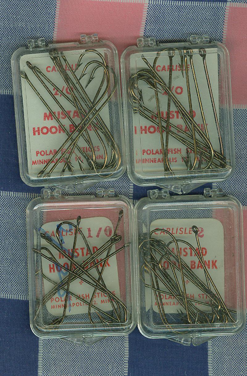 NOS Fishing Hooks Polar Fish Sticks Minneapolis Carlisle Size 2-2/0 1-2 ...
