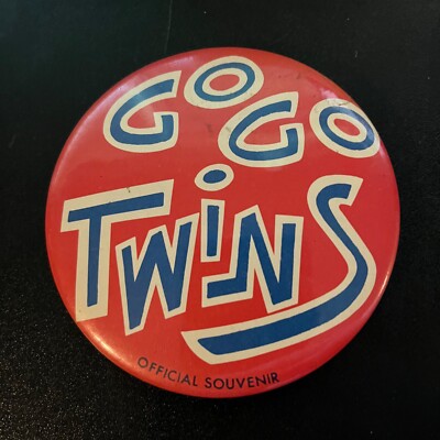 Vintage Minnesota Twins 1965 World Series or Bust Pin - 3.5" - Go Go ...