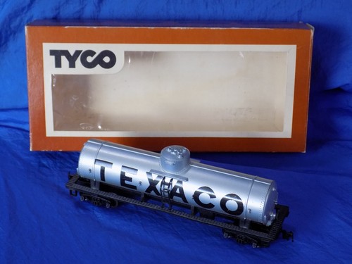 TYCO TEXACO Single Dome TANK CAR w/ Box HO Scale Railroad VTG | eBay