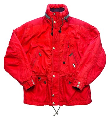 Vintage Killy Ski Jacket Womens Size 40 Entrant Red Lined Winter Coat ...