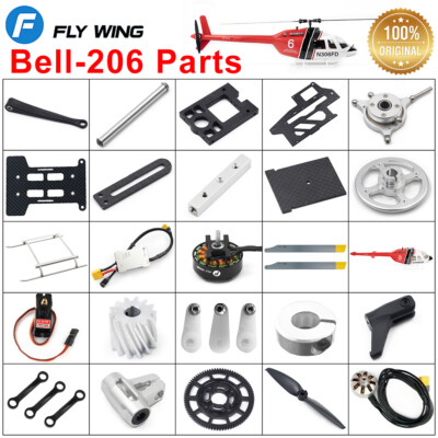 Original Fly Wing Bell-206 RC Helicopter Parts Blade Motor Servo ESC ...