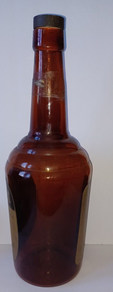 Vintage 1938 Signet Rye Whiskey 2 Gallon Amber Bottle Hiram Walker Sons ...