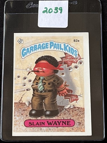 1985 Topps Garbage Pail Kids Card Series 2 OS2 Glossy Back GPK Slain ...