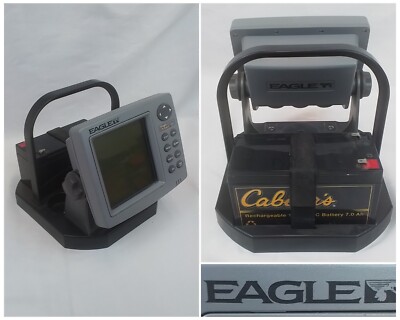 Eagle Fishmark 320 Fish Finder Full Mount with Battery Untested #J2327 ...