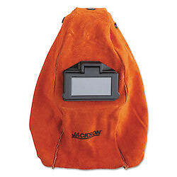 Huntsman 14531 WH20 860P Leather Welding Helmet SH10 Red 2 in W 4-1/4 ...