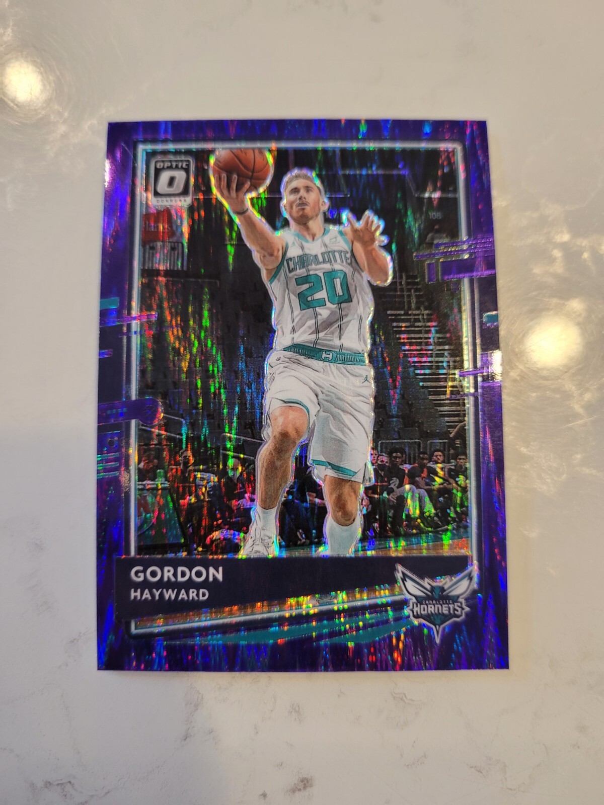 2020 Panini Donruss Optic Gordon Hayward Purple Shock Prizm #140 | eBay
