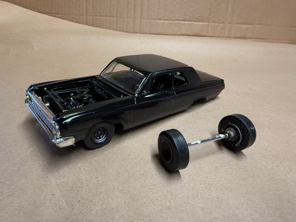 3 Lindberg 1963 Dodge 330 Gasser Ramchargers 1/25 Scale HOT ROD Built ...