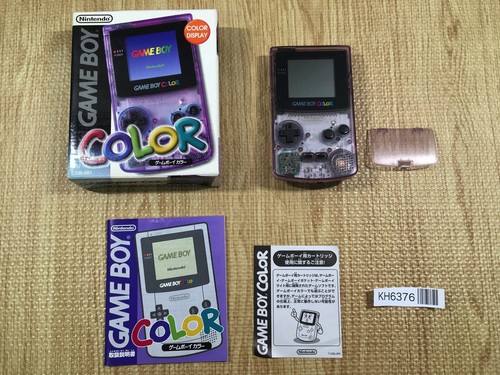 KH6376 GameBoy Color Clear Purple BOXED Game Boy Console Japan | eBay