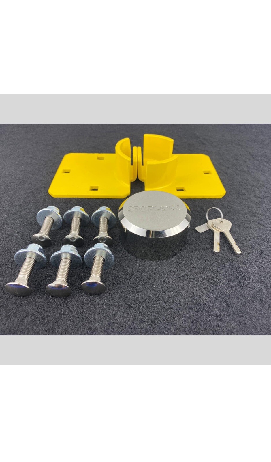 Stoplock HG19900 High Security Van Lock Steel Padlock 3 Keys Bolts Anti ...