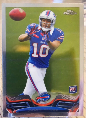 2013 Topps Chrome +Paper Base Robert Woods RCs #3 Buffalo Bills | eBay